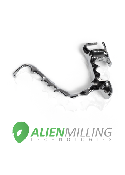 Titanium Partial Metal Framework Dental Milling Services – Alien ...