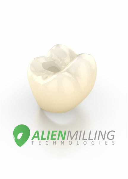 Alien Implant Solid Zirconia Crown $45 Dental Milling – Alien Milling ...