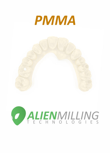 Alien Full Arch Hybrid PMMA Bridge - $399 – Alien Milling Technologies